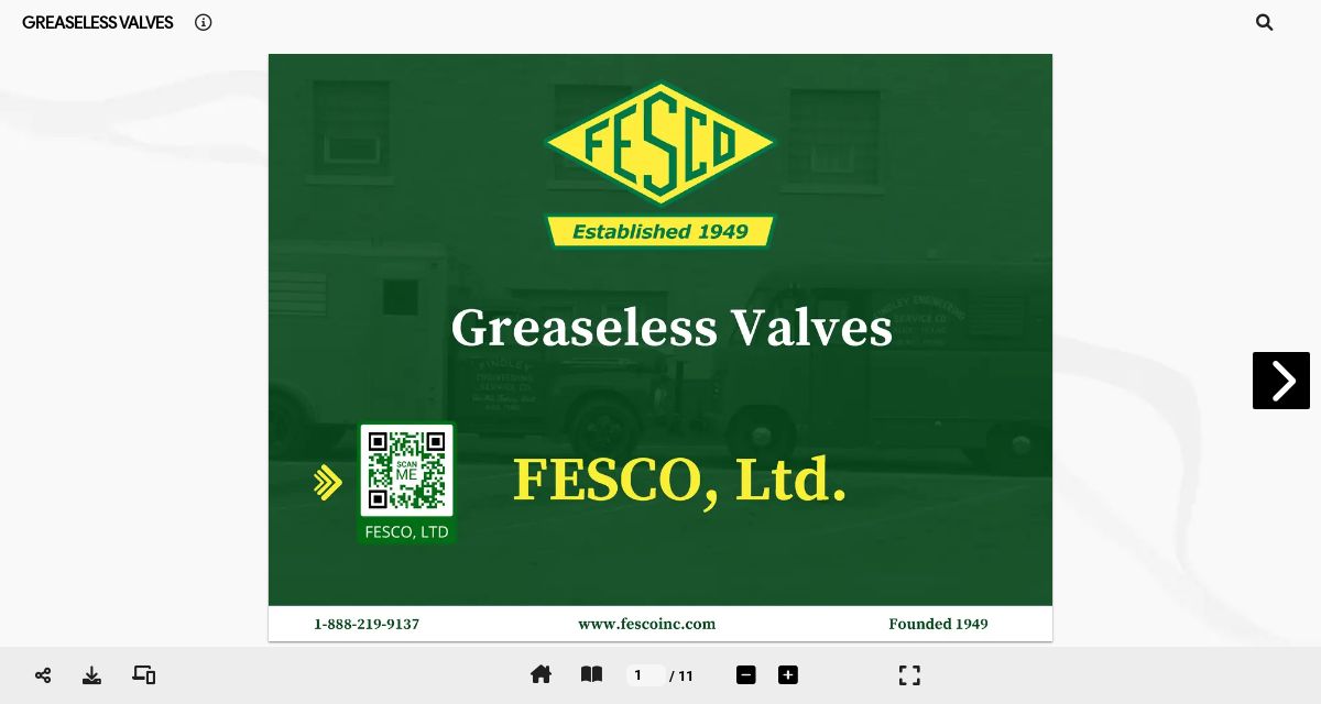 GREASELESS VALVES