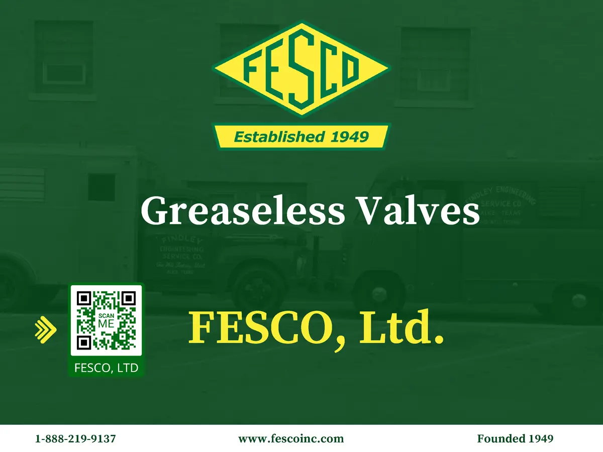 GREASELESS VALVES